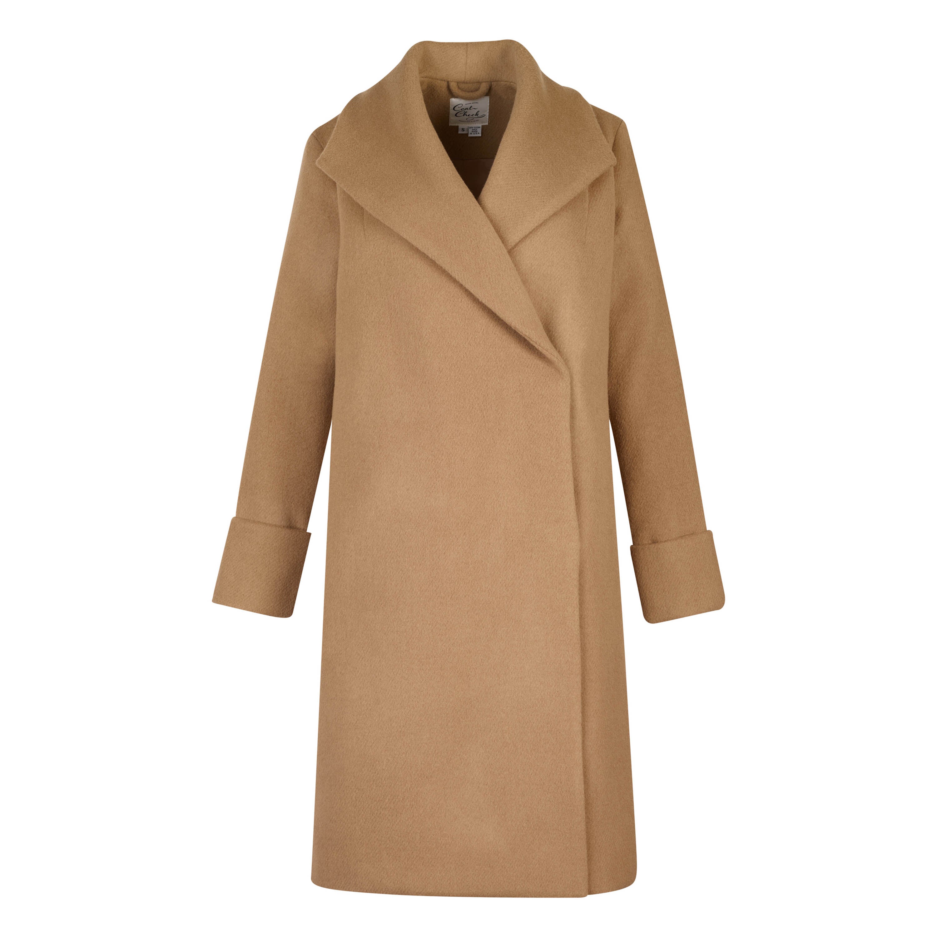 Women's Camel Wool Coats | 100% RWS Wool, American Made | The Checkroom